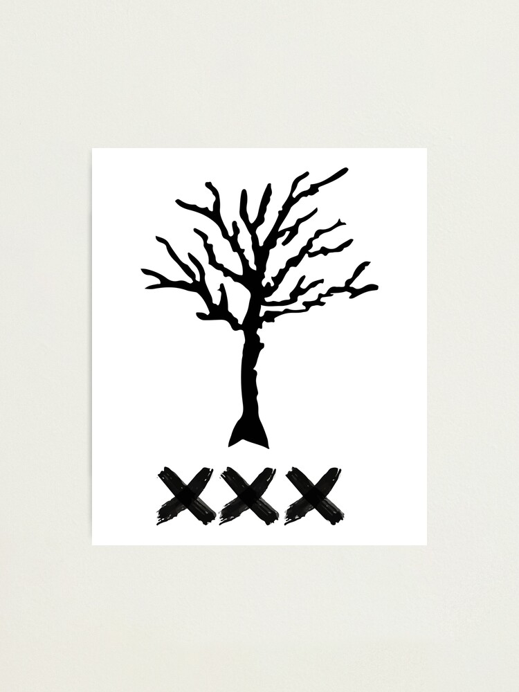 "xxxtentacion Tree Logo" Photographic Print for Sale by Novaque | Redbubble