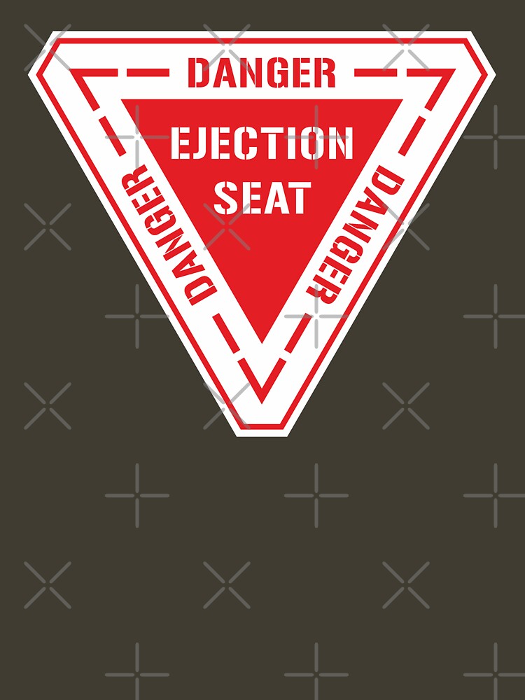 "Ejection Seat" T-shirt for Sale by HamsterTees | Redbubble | eject t ...