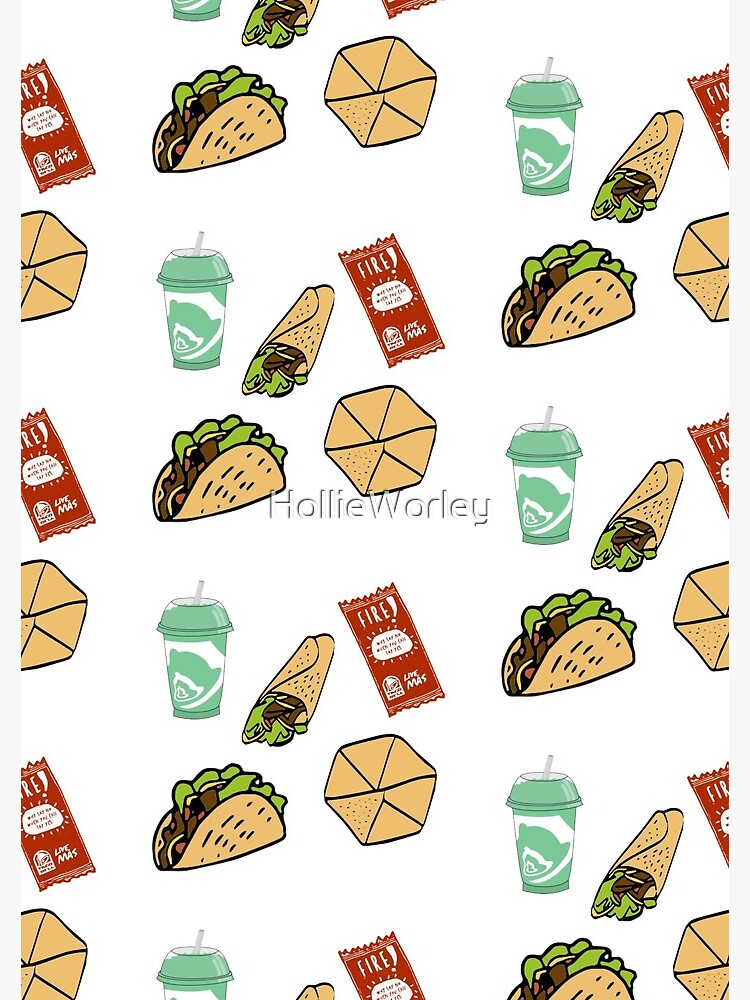 "Taco Bell" Spiral Notebook for Sale by HollieWorley | Redbubble