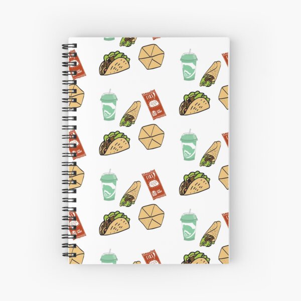 "Taco Bell" Spiral Notebook for Sale by HollieWorley | Redbubble