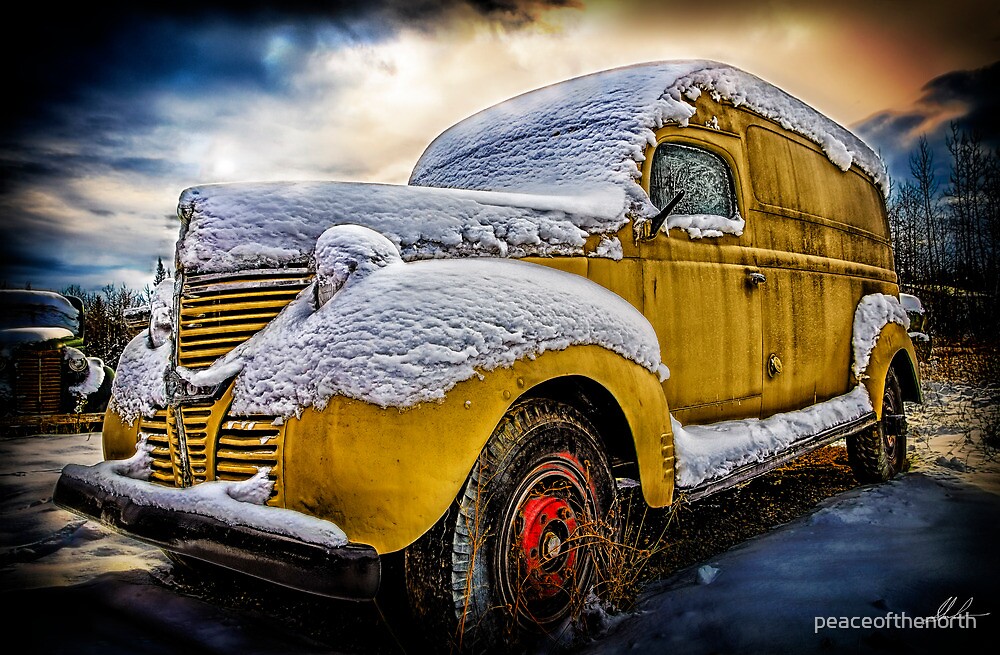 "Old Panel Van HDR" by peaceofthenorth | Redbubble