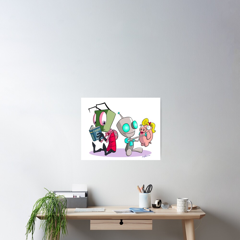 "Invader Zim- "I, Gir"" Poster by andyjhunter | Redbubble