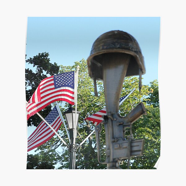 Fallen Soldier Cross Posters | Redbubble