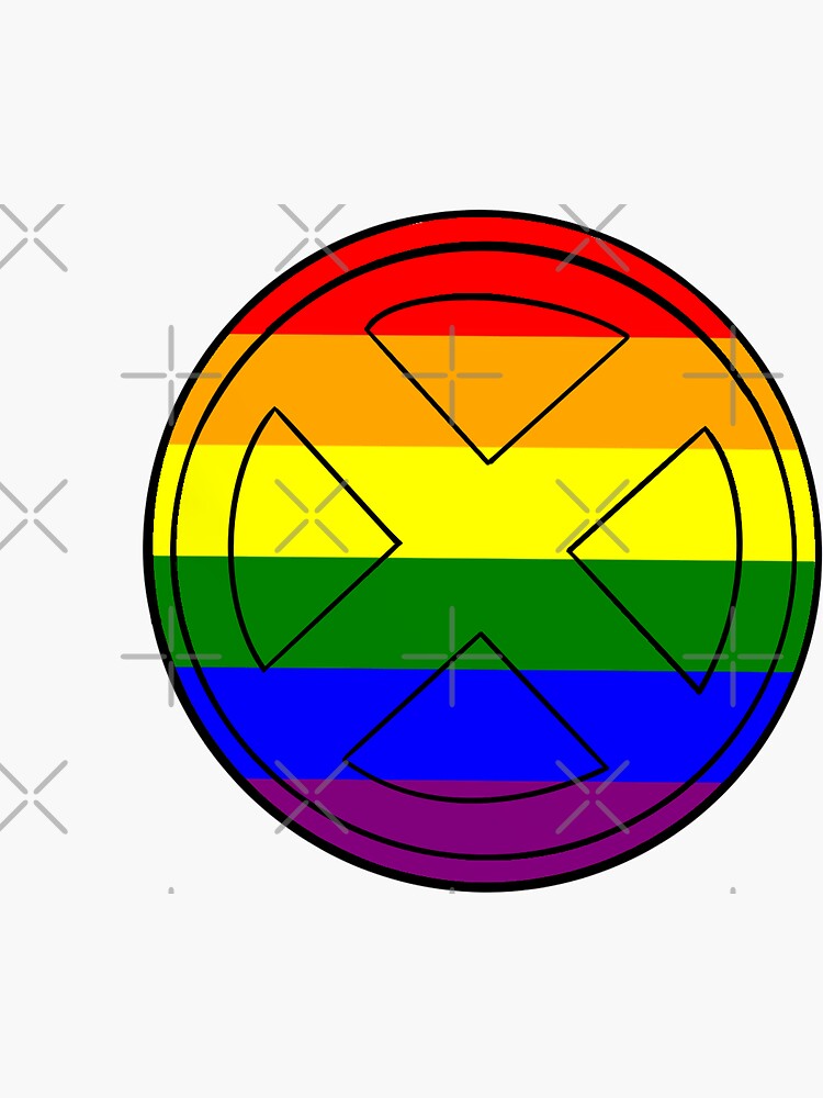 "Mutant Pride" Sticker by Sabertech | Redbubble