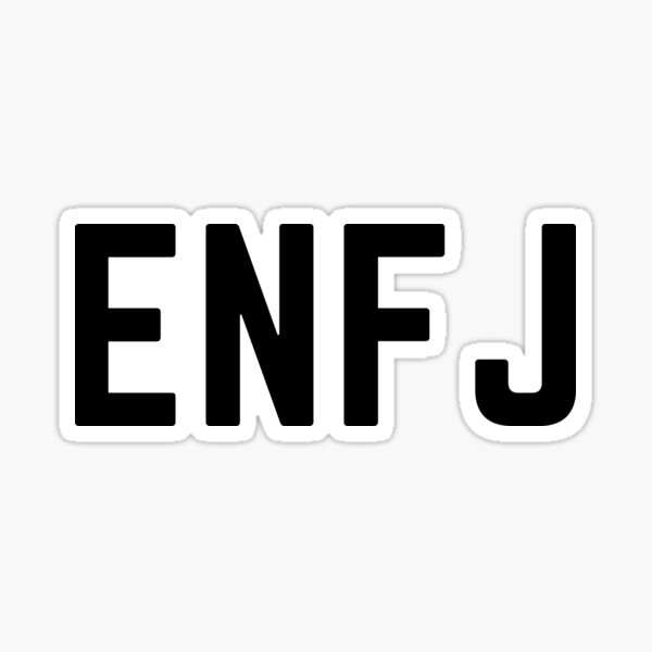 "ENFJ Personality MBTI" Sticker for Sale by switzdesign | Redbubble