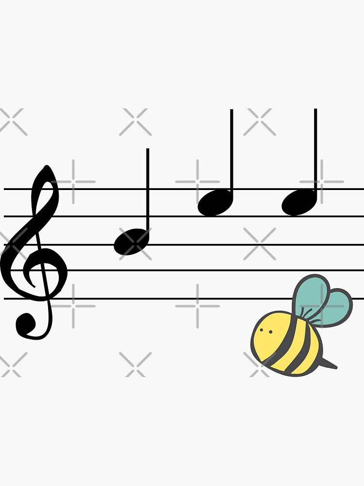 "Flight of the Bumblebee" Sticker for Sale by PigNose | Redbubble