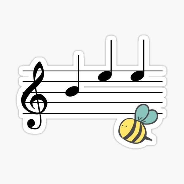 "Flight of the Bumblebee" Sticker for Sale by PigNose | Redbubble