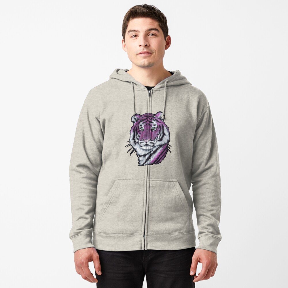 "Purple Tiger " Sticker for Sale by kattvalk | Redbubble