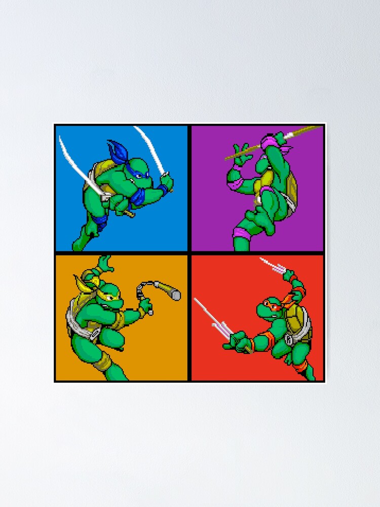"T, M, N, & T" Poster for Sale by retrogamechamp | Redbubble