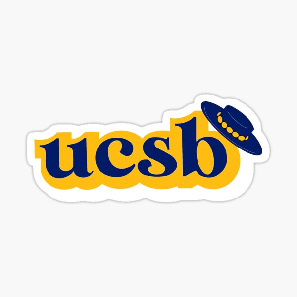 "UCSB Gaucho " Sticker for Sale by elenamineo | Redbubble