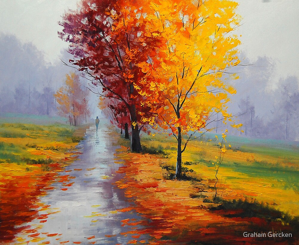 "Wet Fall Day" by Graham Gercken | Redbubble