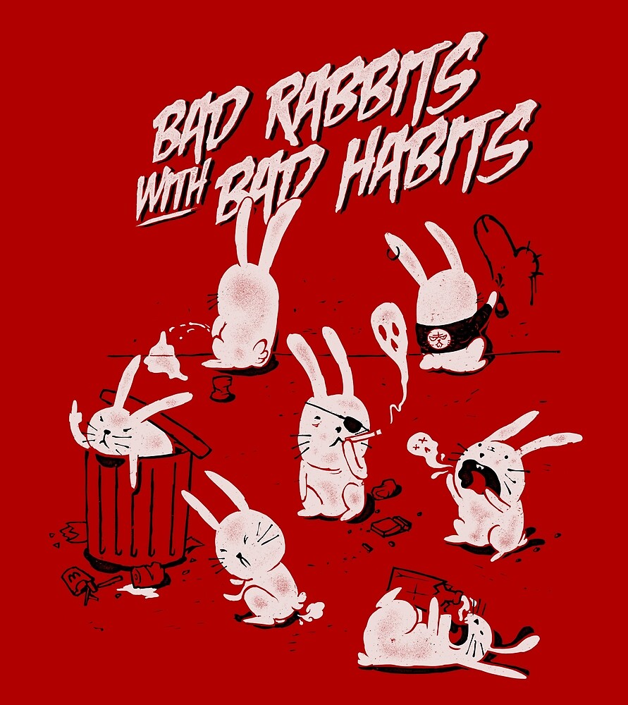 "Bad Rabbits" by mathiole | Redbubble