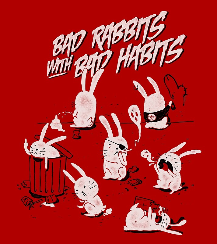 "Bad Rabbits" by mathiole | Redbubble