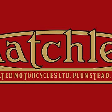 "Matchless Motorcycles - Script" Photographic Print for Sale by ...