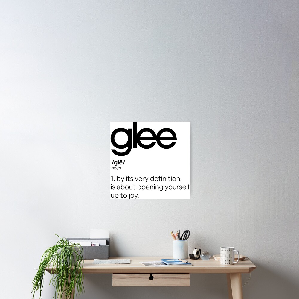 Póster «glee definition» de edisr00 | Redbubble