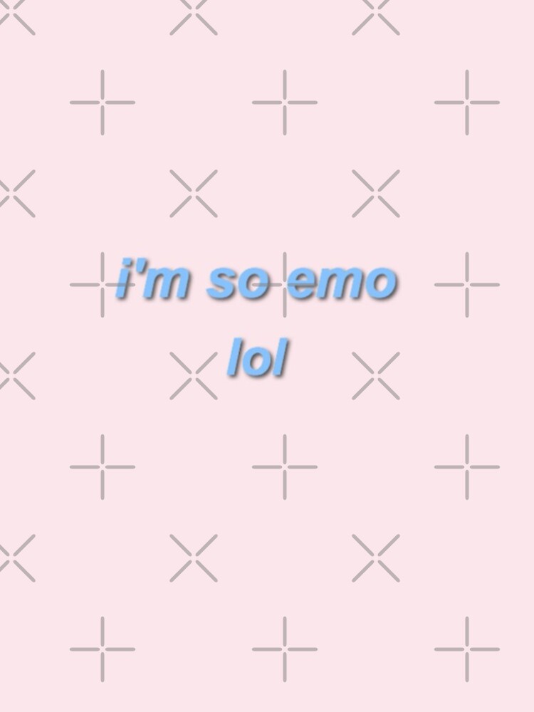 "im so emo" iPhone Case for Sale by Band-Prints | Redbubble