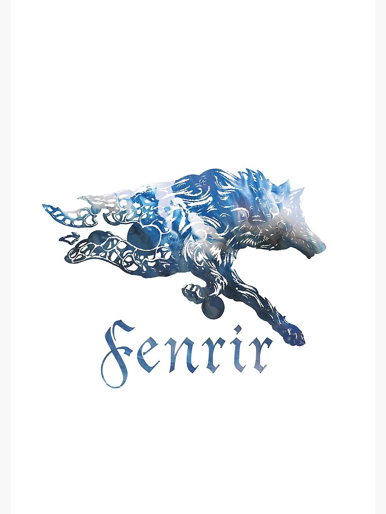 "Fenrir" Poster for Sale by Hedgeh0g | Redbubble