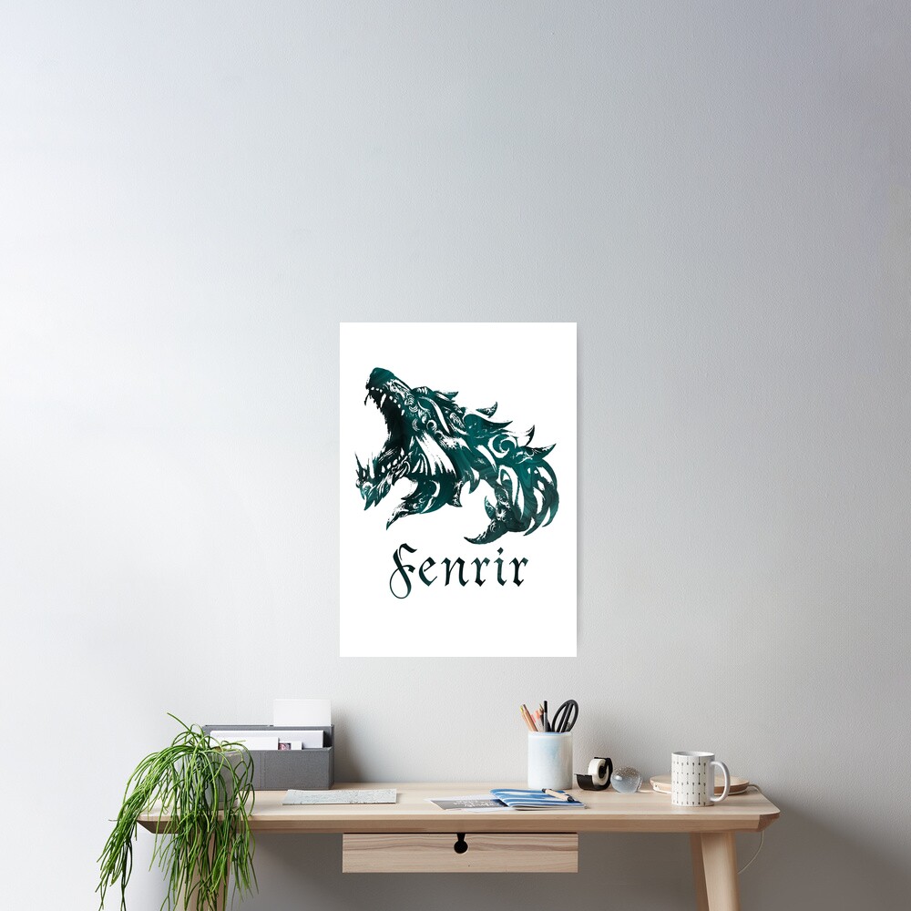 "Fenrir" Poster for Sale by Hedgeh0g | Redbubble