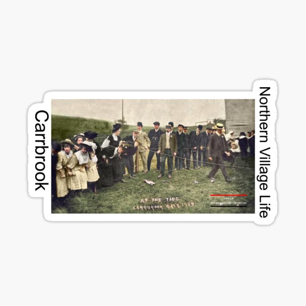 "Northern village life carrbrook gala 3" Sticker for Sale by ...