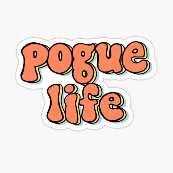"Outer Banks- Pogue Life" Sticker for Sale by egphillips | Redbubble