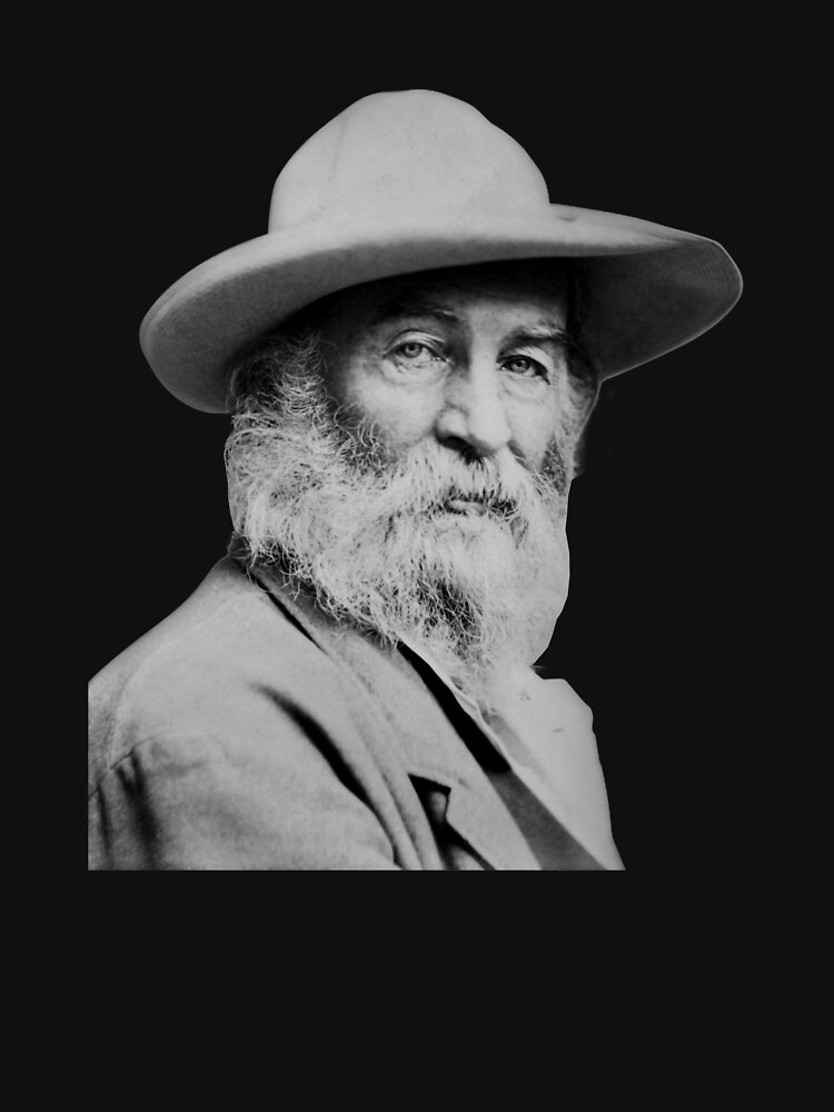 "Walt Whitman Portrait" T-shirt by warishellstore | Redbubble | walt ...