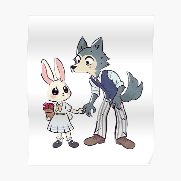 "Legoshi, Haru, Beastars" Poster by Xenovia15 | Redbubble