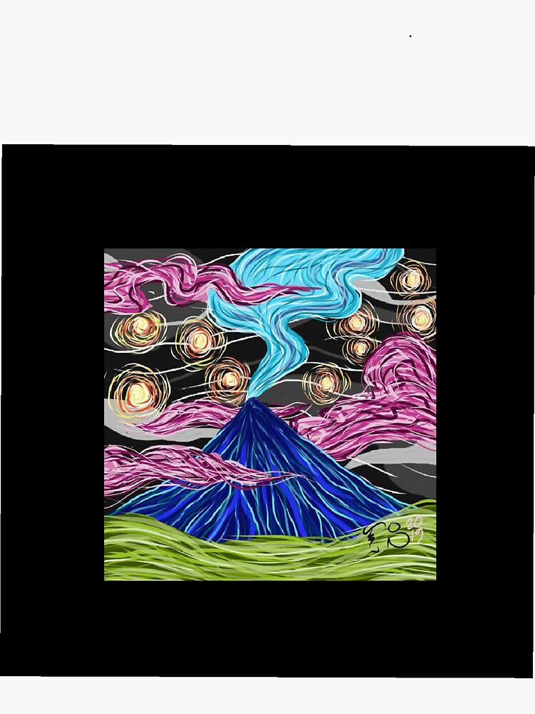 "Beautiful Volcano in Albay Philippines" Sticker by ljramirez27 | Redbubble