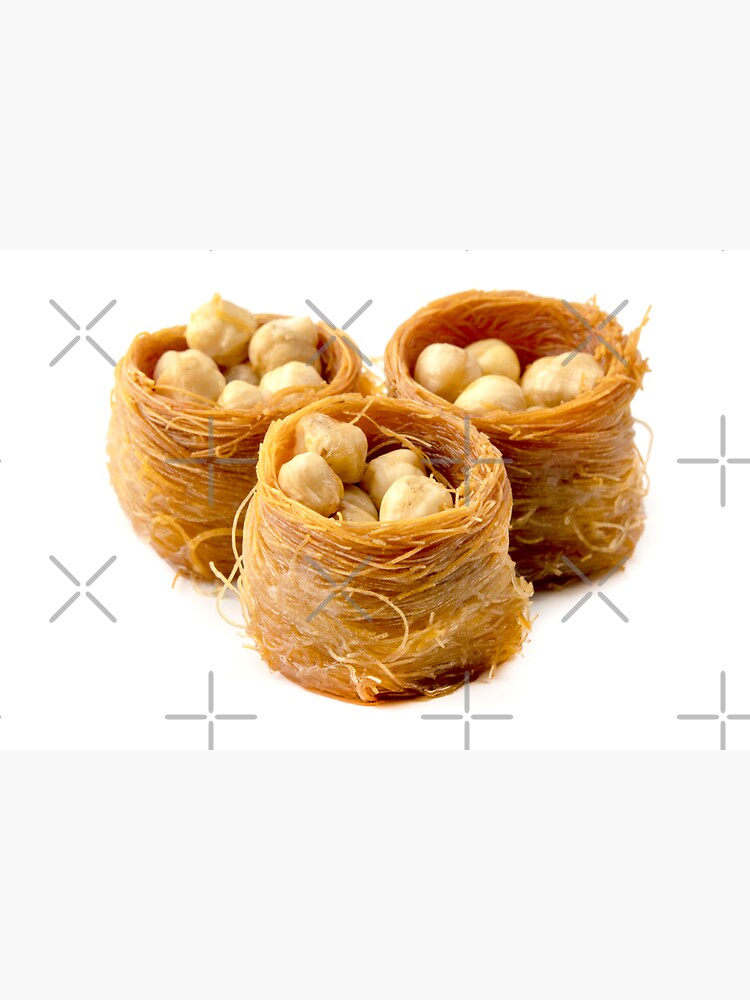 "Bird nest baklava" Sticker for Sale by troianifabrizio | Redbubble