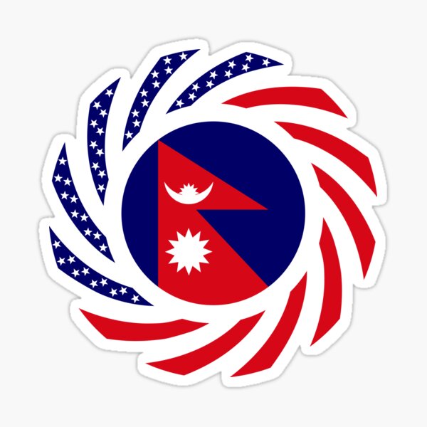 Nepalese Flag Stickers | Redbubble