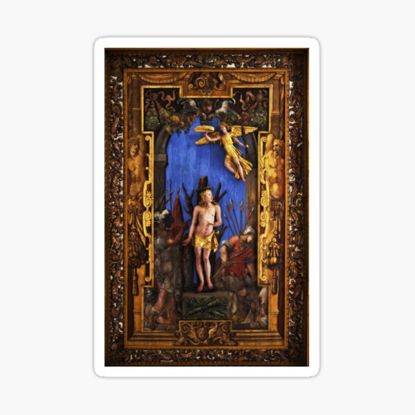 "Saint Sebastian" Sticker by hawilliams | Redbubble