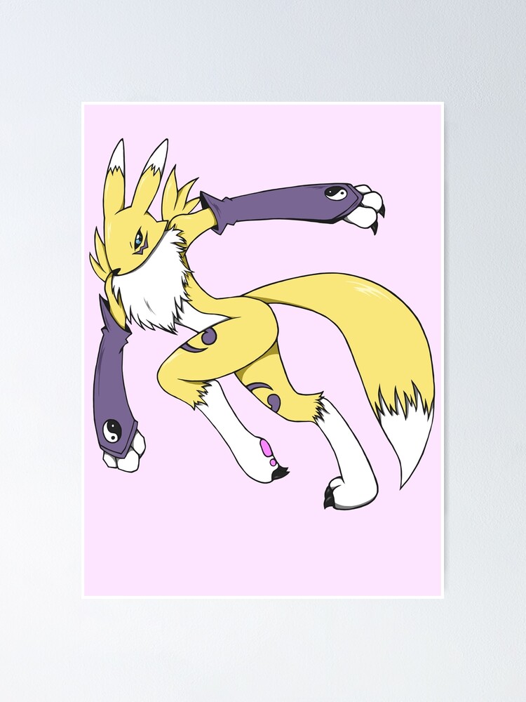 "Renamon " Poster by ragnerrok | Redbubble