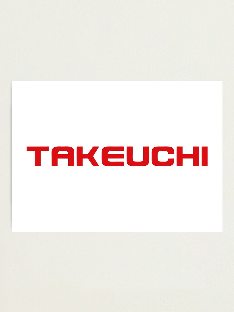 "Takeuchi Logo" Photographic Print by towndelay31 | Redbubble
