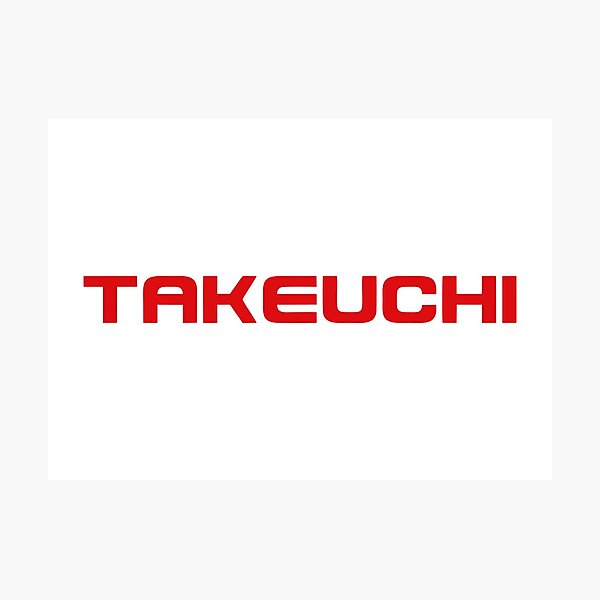 "Takeuchi Logo" Photographic Print by towndelay31 | Redbubble