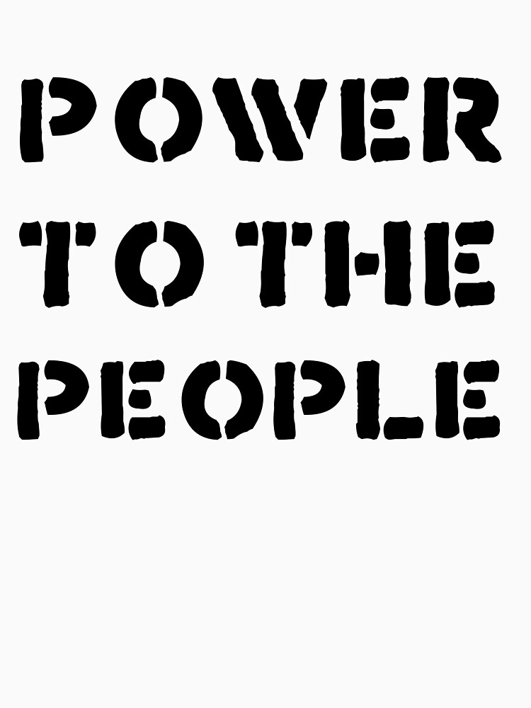 Power To The People T Shirt For Sale By Metalriffer Redbubble Bd T Shirts Vulgar T