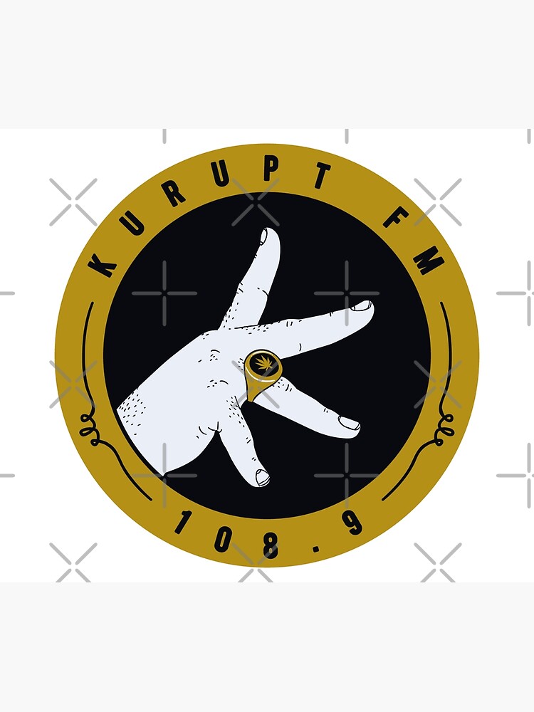 Impression photo « Le logo Kurupt Fm vu sur People ne fait rien », par ...