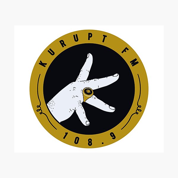 Impression photo « Le logo Kurupt Fm vu sur People ne fait rien », par ...