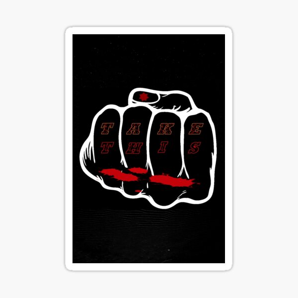 "Grudge resolved" Sticker for Sale by tainyeng | Redbubble