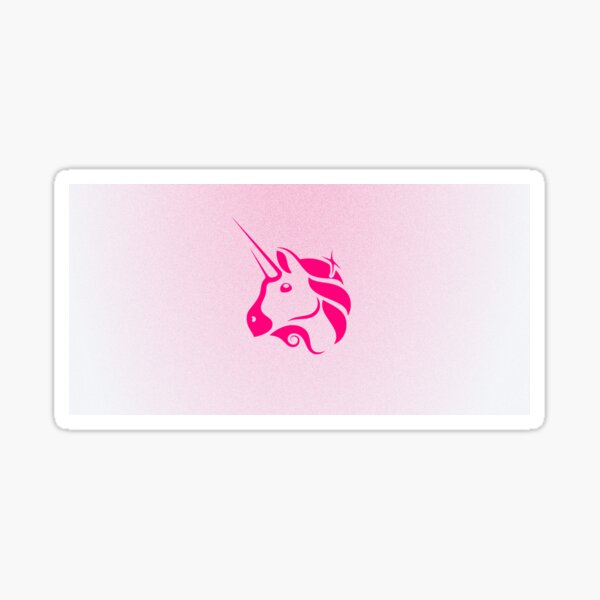 "Uniswap Unicorn Logo" Sticker for Sale by MrCuddleMuffin | Redbubble