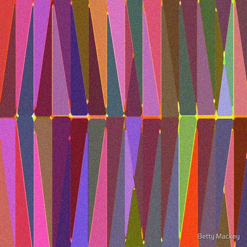 "Triangles 2" by Betty Mackey | Redbubble