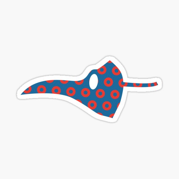 "Phish Donuts Plague Mask" Sticker for Sale by NeddyBetty | Redbubble