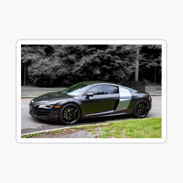 "Audi R8" Sticker for Sale by barkeypf | Redbubble