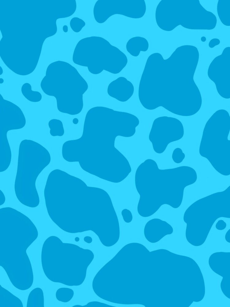 "Blue Cow Spot Pattern" iPhone Case for Sale by LittleLemurfeet | Redbubble