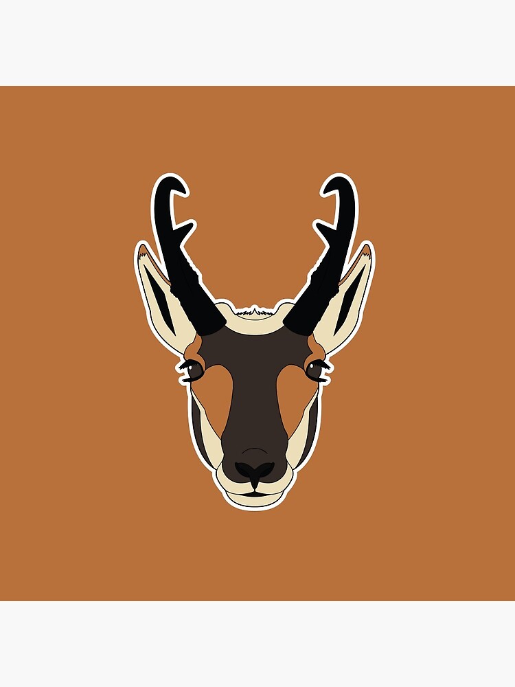 "Pronghorn" Pin for Sale by ProcyonidaeCrea | Redbubble