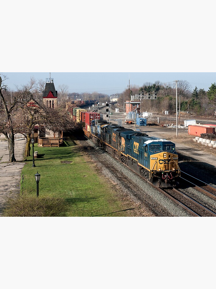 "CSX Stack Train" Art Print by StonePhotos | Redbubble