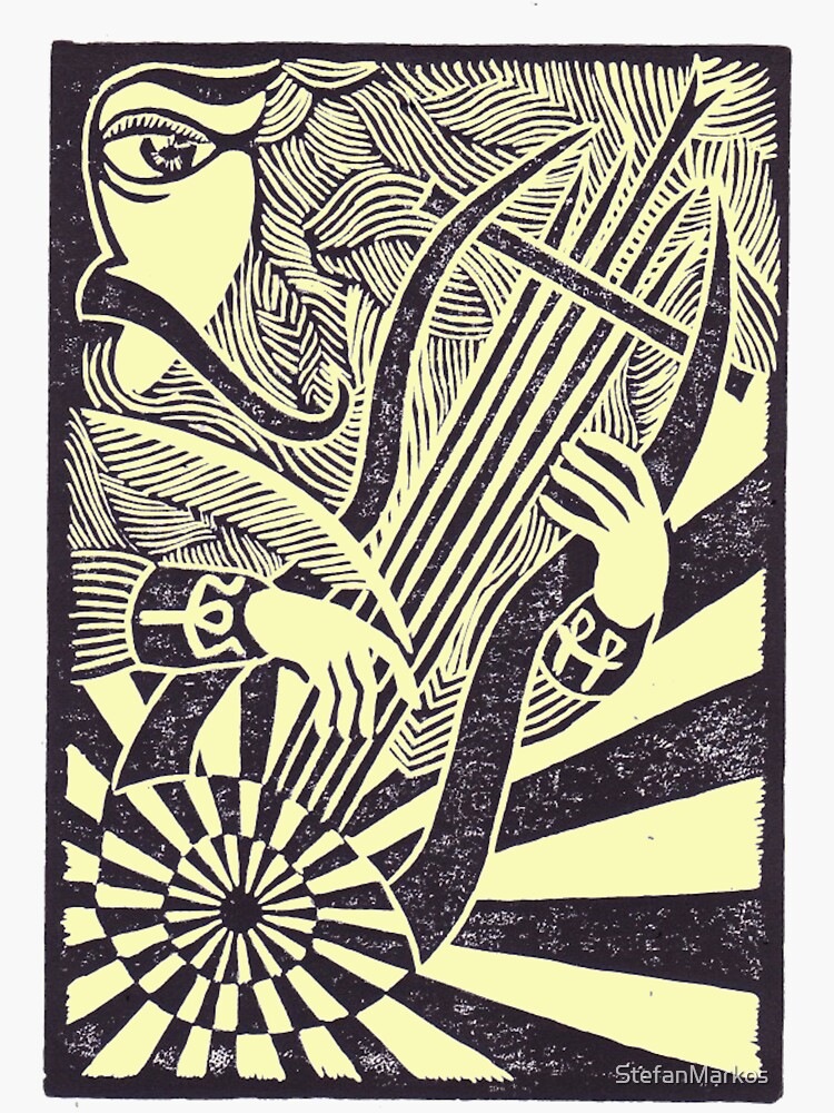 "In Memoriam Ash Merlin (light fill for dark backgrounds)" Sticker for ...