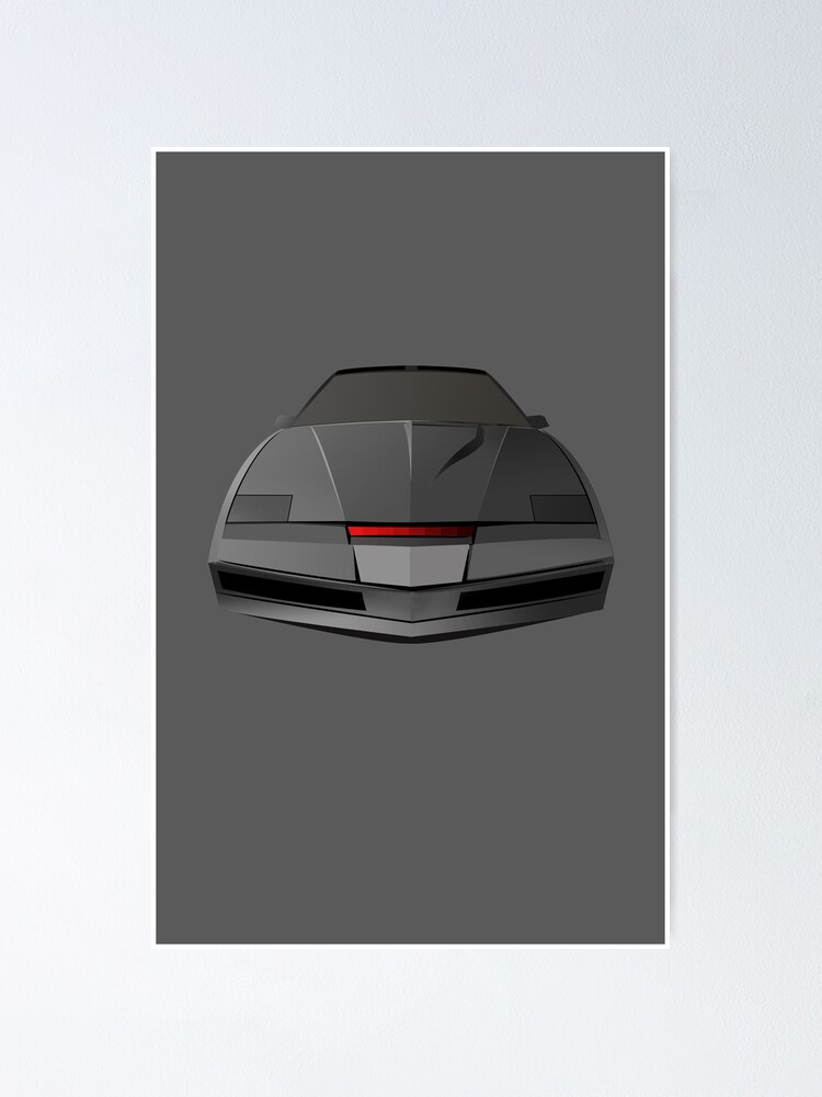 "Knight Rider KITT Car " Poster for Sale by Creative Spectator | Redbubble
