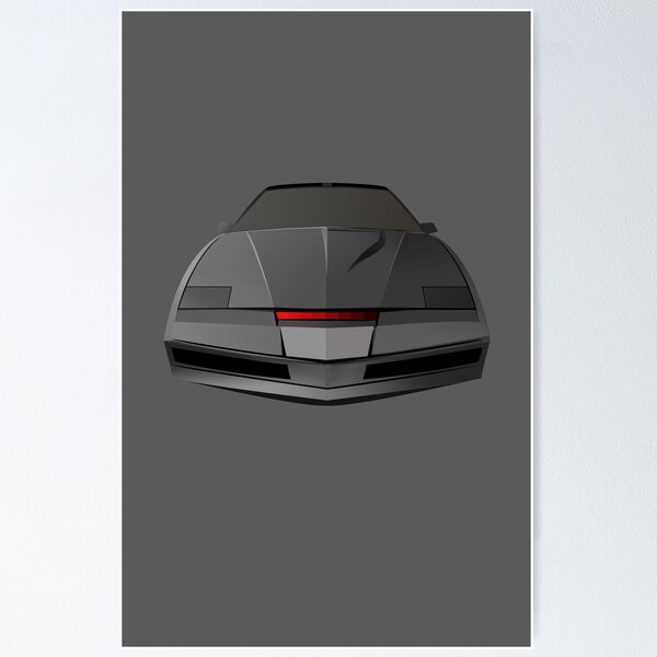 "Knight Rider KITT Car " Poster for Sale by Creative Spectator | Redbubble