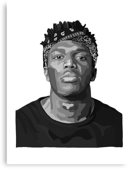 "KSI Portrait" Canvas Print by suttonsdesigns | Redbubble