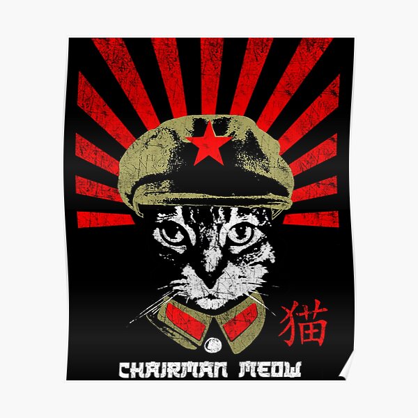 Chairman Meow Posters | Redbubble