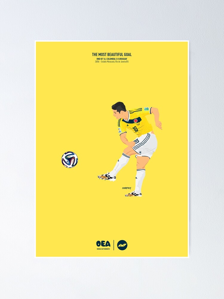 ""The Most Beautiful Goal"" Poster by demapach-arts | Redbubble